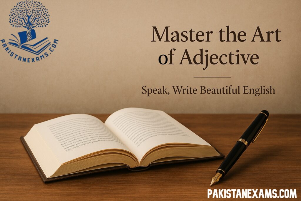Master the Art of Adjective: Speak; Write Beautiful English